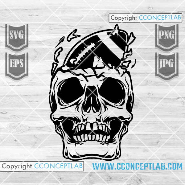 CconceptLab - Football Head Skull – cconceptlab